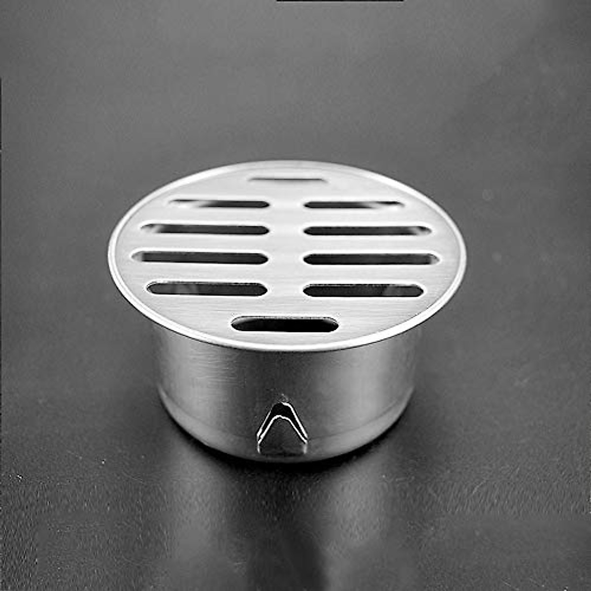 Stainless Steel Drain Roof Dome Drainer Drain Roof Dome Drainer Anti-Clogging with Removable Cover for Kitchen, Washroom, Garage and Basement(75 Flat)