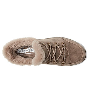 Skechers Women's Easy Going-Fall Adventures-Hands Free Slip-Ins Ankle Boot, Taupe, 9