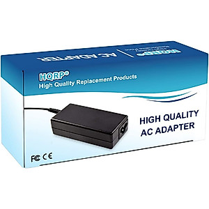 HQRP AC Adapter Compatible with Vizio PA-1051-11 E190MV E220MV M220MV M190MV VM190XVT VM230XVT TV Television Power Supply Cord Adaptor + Euro Plug Adapter