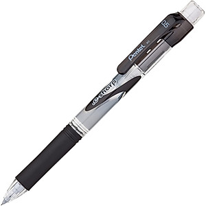Pentel® e-Sharp™ Mechanical Pencils, 0.5 mm, 72% Recycled, Black, Pack Of 12