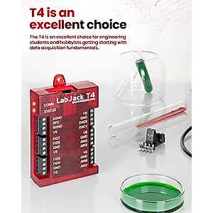 T4-USB Data Logger or Ethernet Multifunction DAQ Device with up to 12 Analog inputs or 16 Digital I/O, 2 Analog outputs (10-bit), and Multiple Digital counters/timers.