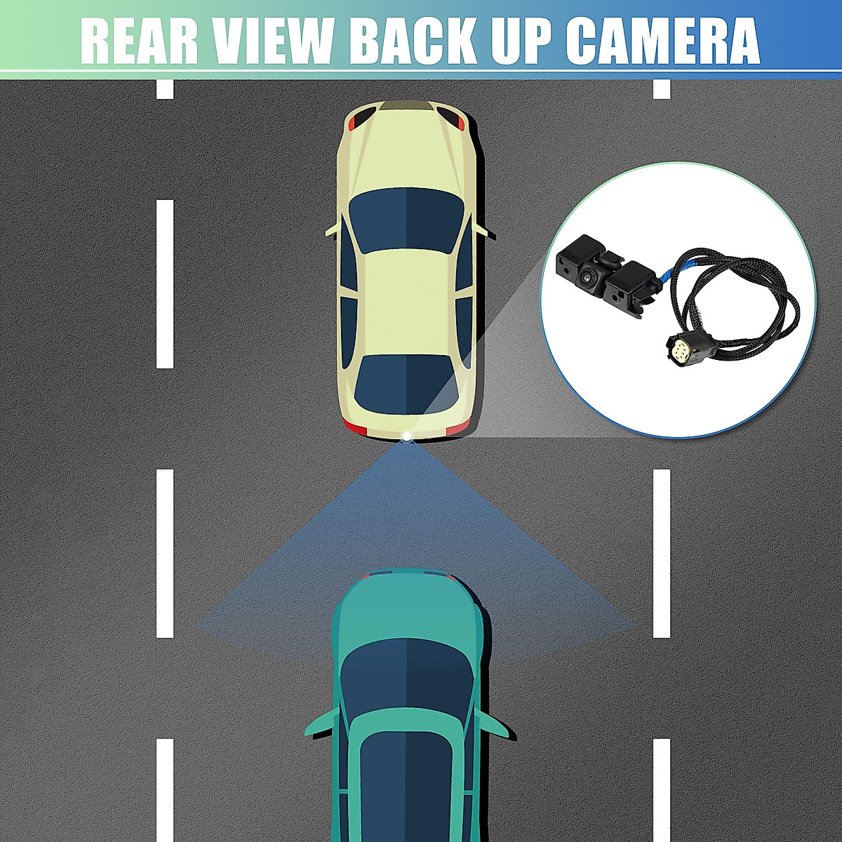 X AUTOHAUX Rear View Back Up Camera Rear Park Assist Reverse Camera 84143039 for Chevrolet Colorado 2015-2022