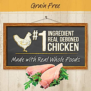 Merrick Purrfect Bistro Grain Free Cat Food, Real Chicken and Sweet Potato Dry Cat Food Recipe - 12 lb. Bag