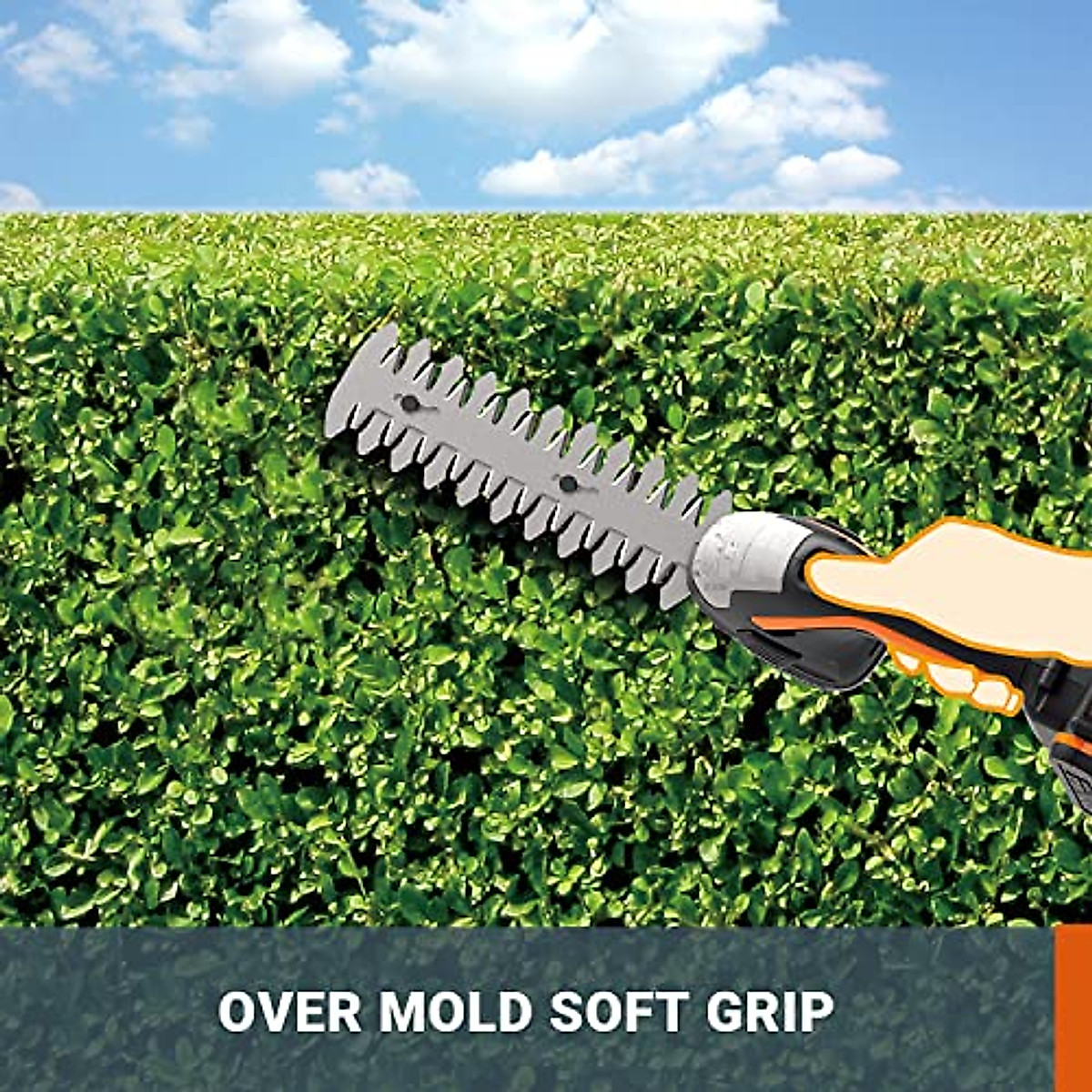 WORX 20V 8" Cordless Shrubber Trimmer Grass Shear WG801.1 Shurb Shear, PowerShare, 1*2.0Ah Battery & Charger Included (Only one 8" shrubber Blade)