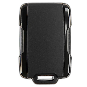 KeylessOption Key Fob Cover Case Replacement for 2014 2015 2016 2017 2018 2019 Chevrolet Chevy Silverado Suburban Tahoe GMC Sierra Yukon Remote Shell, 4-Button M3N-32337100, No Programming Required