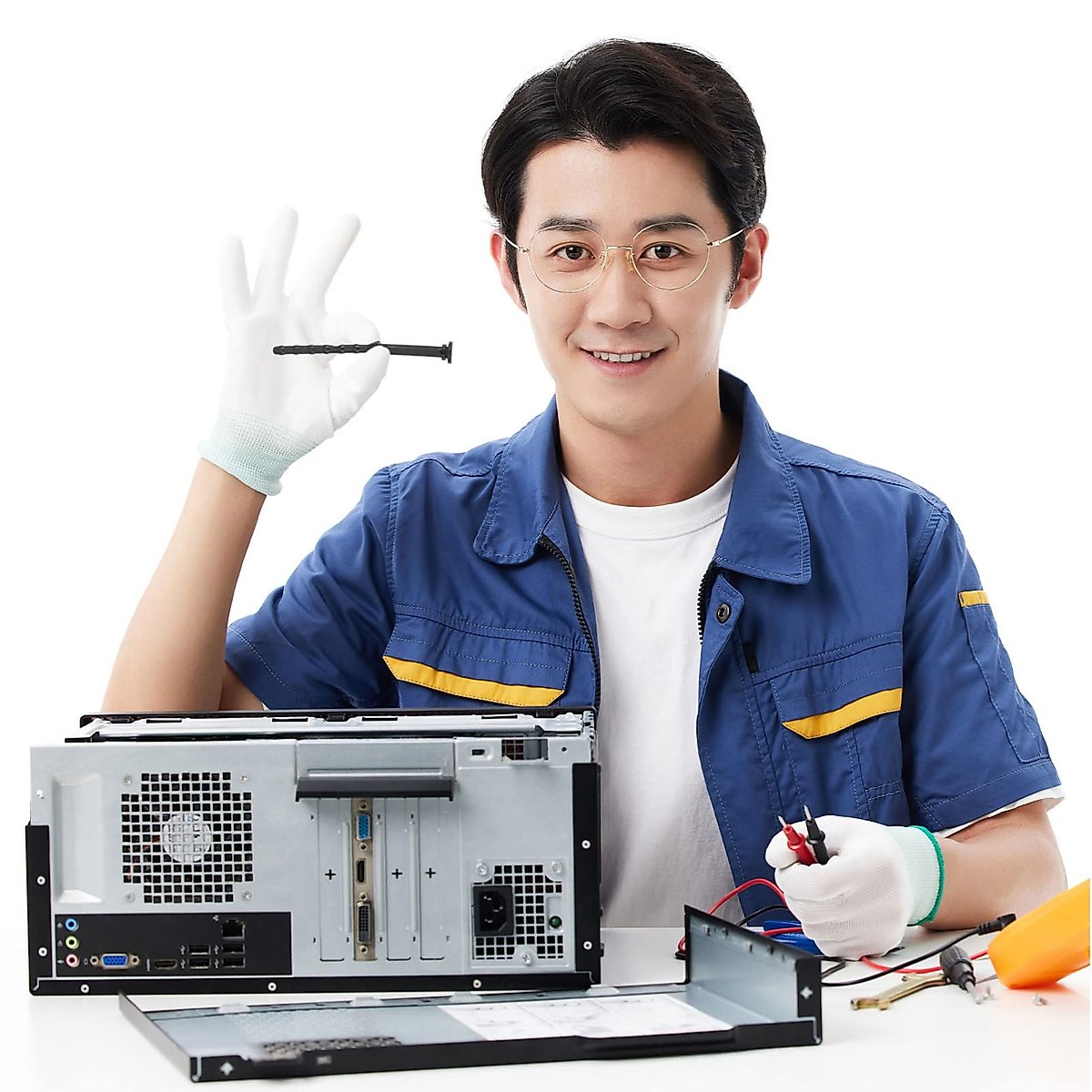 SOLUSTRE 40 pcs Shock-absorbing nails Fan Mounting Pin Absorption Pin computer fans case fans Vibration Reducing Fan Mounting Noise Absorption Rivet Computer Components screw Chassis