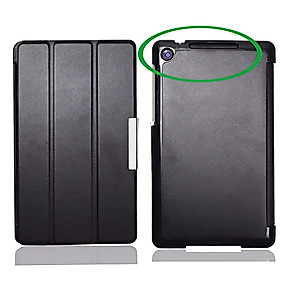 Kuesn Google Nexus 7 2nd (2nd.2013 Model) pu Leather Pouch with Stand - Fit for 2013 Release Nexus 7 Tablet (Black)