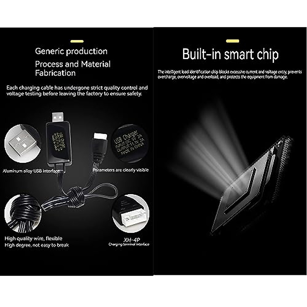 30C 11.1v lipo Battery Airsoft T Plug Connector with USB Charger T Plug to Mini Tamiya Cable Compatible with Airsoft Gel Water Bead Blaster Rechargeable Batteries Gel Blaster Accessories 2 Pack