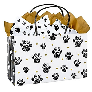 Pooch Paw Doogie Print Paper Large Shopper Gift Bag Quantity of 5
