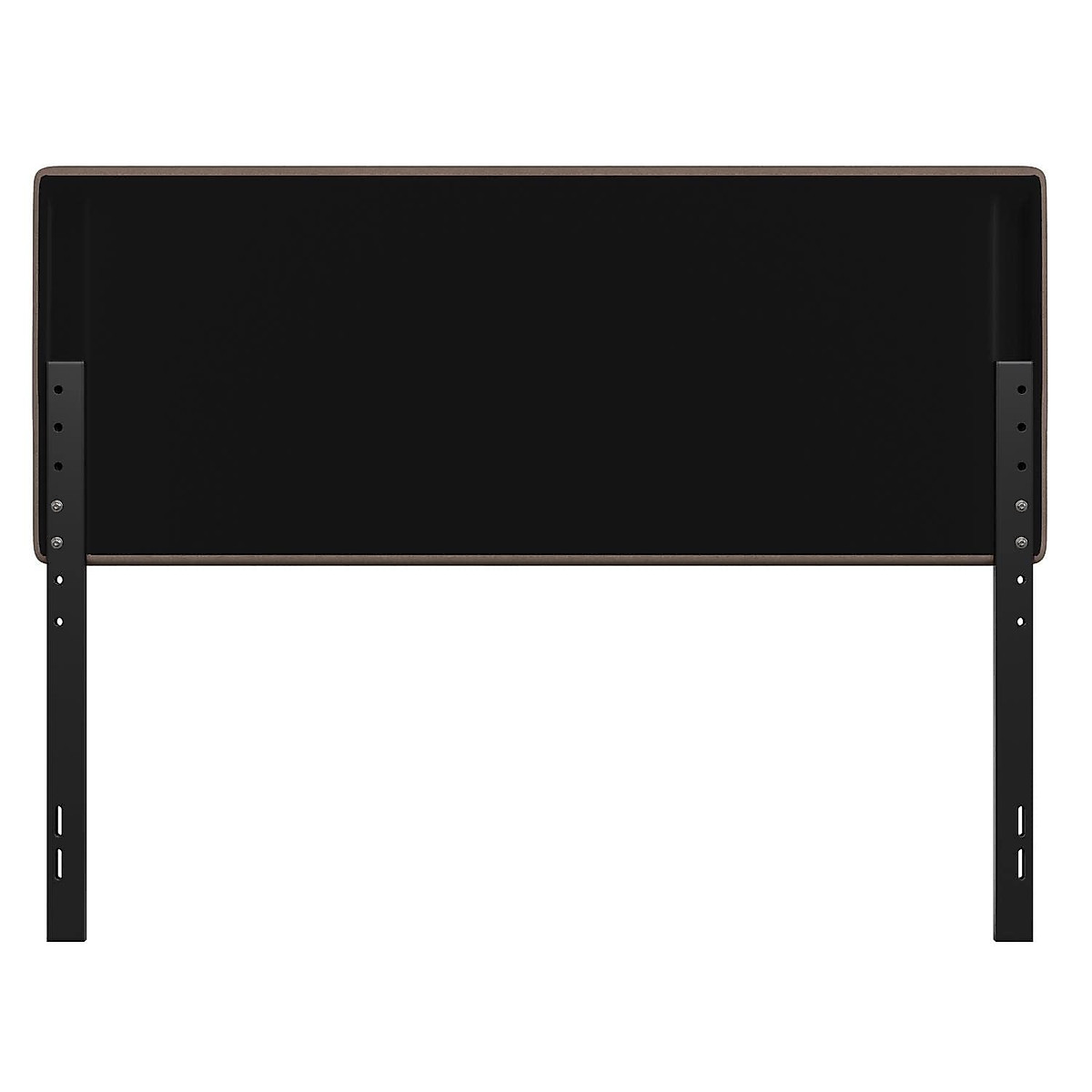 Flash Furniture Paxton Upholstered Headboard - Channel Stitched Taupe Fabric Upholstery - Queen - Adjustable Height from 44.5" to 57.25" From Floor