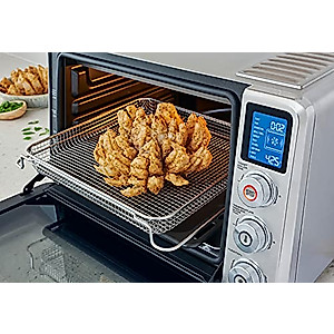 De'Longhi EO241264M 10-in-1 Digital AirFryer ,True Convection Toaster Oven with internal light, Grills, Broils, Bakes, Roasts, Reheats, preset for Cookie & Pizza, 1800-Watts, Stainless Steel, XL 24L