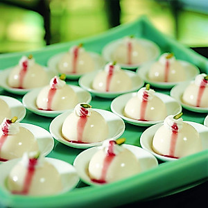 homEdge Mini 24-Cavity Semi Sphere Silicone Mold, 3 Packs Baking Mold for Making Chocolate, Cake, Jelly, Dome Mousse-Pay Atenntion to the Size