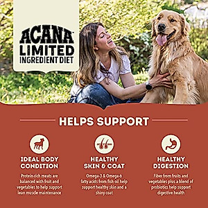 ACANA® Singles Limited Ingredient Dry Dog Food, Grain-free, High Protein, Beef & Pumpkin, 4.5lb