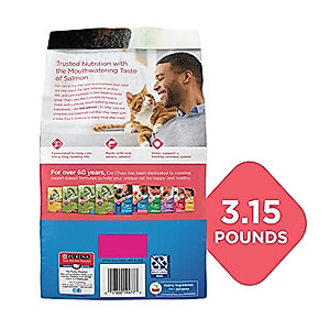 Cat Chow Complete High Protein with Salmon Cat Food Dry Formula - (4 Packs of 4) 3.15 lb. Bags