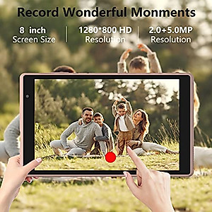 NOVOJOY Tablet 8 Inch Tablet, Android 11 Tablets, 32GB ROM 2GB RAM, Quad-core Processor, 1280x800 IPS HD Eye-Care Touchscreen, Dual Camera Tablets PC.