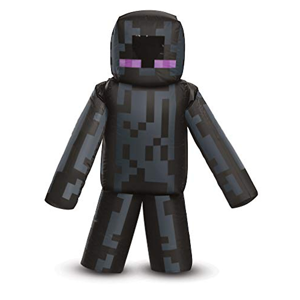 Enderman Costume, Inflatable Minecraft Costumes for Kids, Child Size Fan Operated Expandable Blow Up Suit Black