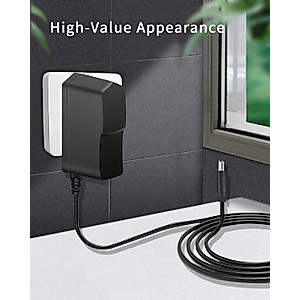 6V 0.5A 500mA [6 Volts 0.5 Amps] Adapter Power Supply 100V~240V AC to DC Plug 5.5 x 2.1mm & 2.5mm, 3.3ft Cord