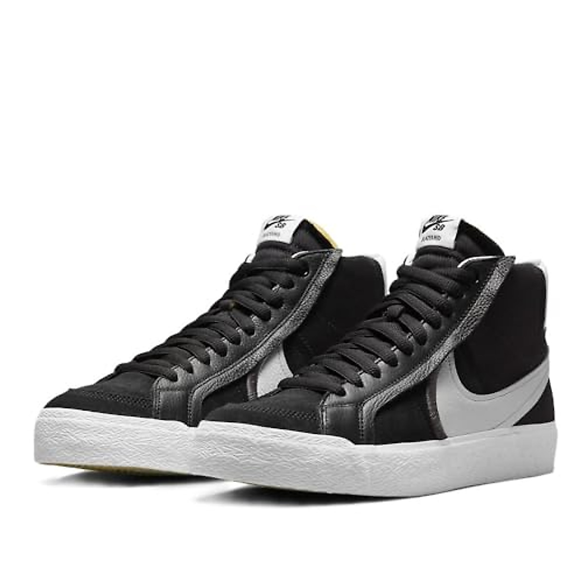 Nike Men's SB Zoom Blazer Mid Shoe, Black/White, 10 M US
