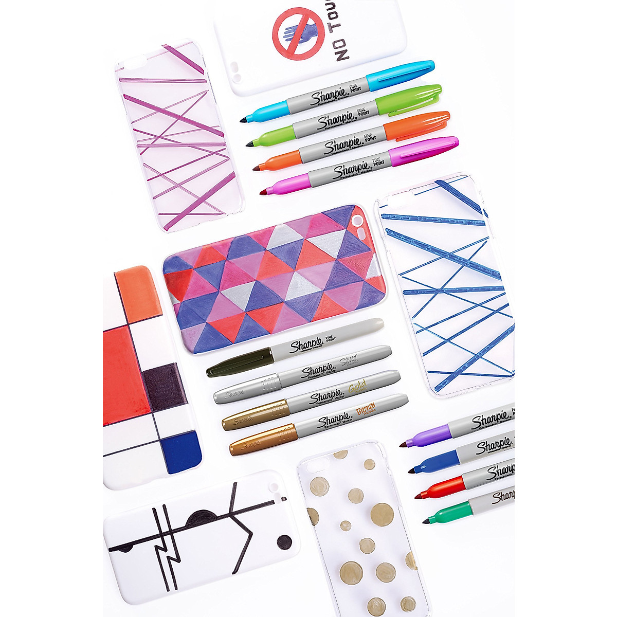 SHARPIE 37600PP Permanent Markers, Ultra Fine Point, Classic Colors, 8 Count