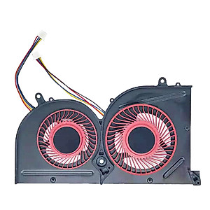 QUETTERLEE Replacement New Laptop GPU Cooling Fan for MSI GS63 GS63VR GS73 GS73VR GS62 GS72 MS-17B1 MS-17B2 MS-16K2 MS-16K3 MS-16K4 MS-16K5 Stealth Pro Series BS5005HS-U2L1 Fan