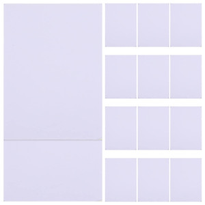 EXCEART 20Pcs Photo Frame Paper pre-Cut Frame mat Photo Frame Matte core Bevel Cut Mattes Backing Board matboard Uncut Photo mats Photo Board mat Photo pad White Suite Nonporous
