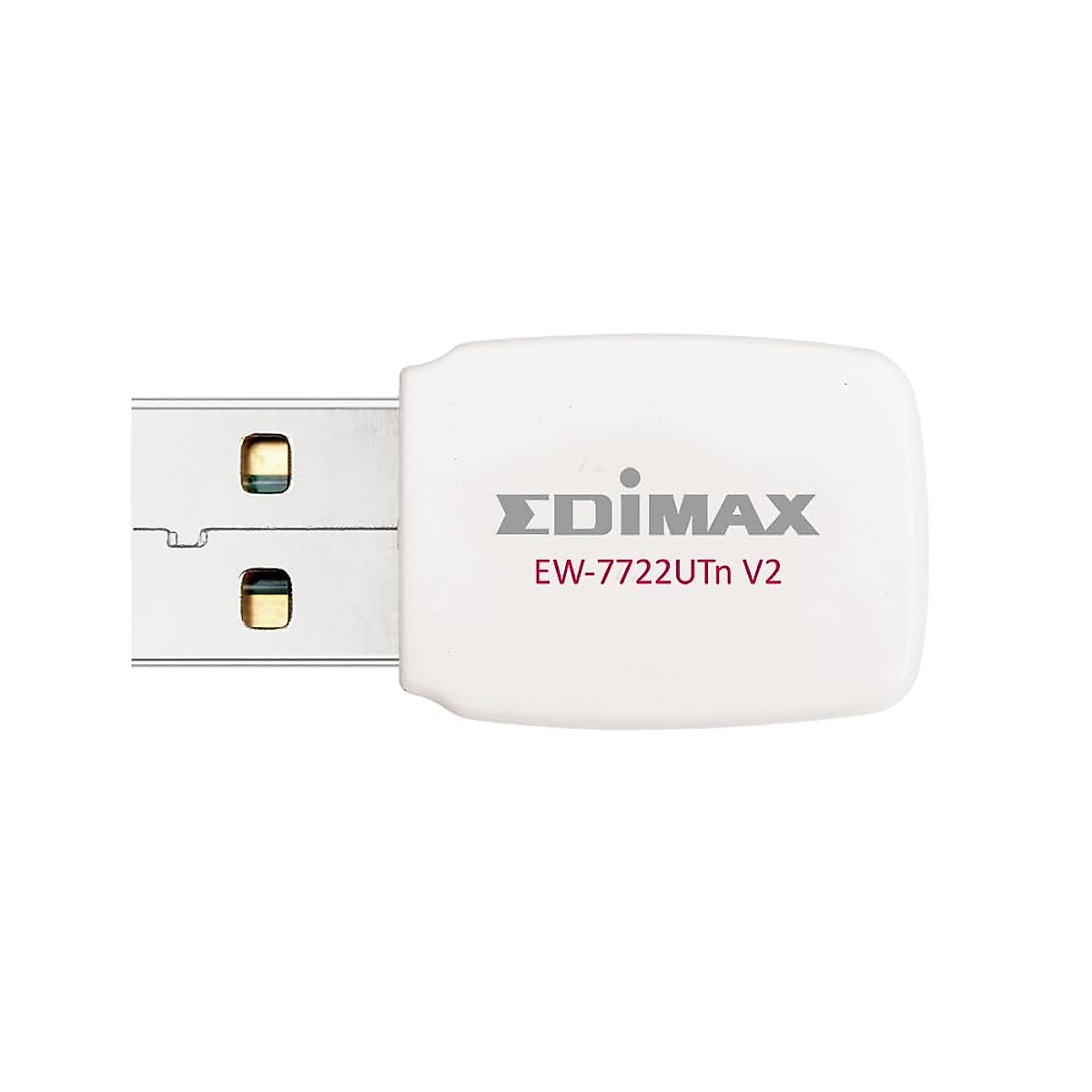 Edimax Wi-Fi 4 802.11n Mini USB Adapter, Works with Raspberry Pi, Wireless N300 Dongle, 300Mbps throughput, Auto-Power Adjustment for energy saving, Win 10 Plug-n-Play, Mac OS, Linux, EW-7722UTn V2