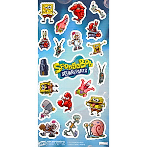 Nick Shop Spongebob Squarepants Mini Backpack and Water Bottle Set-11inch Spongebob Backpack with Spongebob Water Bottle, and More (Spongebob School Supplies Bundle)