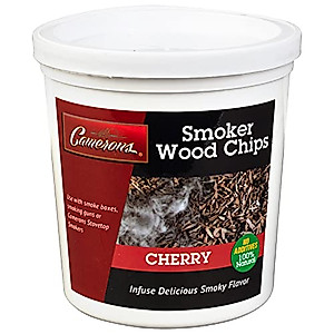 Smoking Chips- Kiln Dried, 3 Pints - 100 Percent Natural Extra Fine Wood Smoker Sawdust Shavings (Cherry, 3 Pack) (0.473176 L)