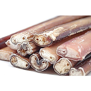 Top Dog Chews - 12 Inch Standard 12 Pack Bully Sticks, Long Lasting, 100% Natural Beef, Free Range Grass Fed, High Protein, Supports Dental Health Dog Treat for Medium & Large Dogs, 12 Pack