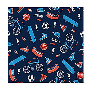 Yifasy Shelf Liner Removable Waterproof Drawers Chest Covering Paper Condo Flat Furnitures Protector Sticker 17.7 Inch by 13 Feet Boy Sports