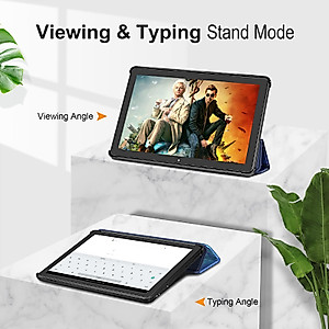 Fintie Case for Amazon Fire HD 10 and Fire HD 10 Plus Tablet (Only Compatible with 11th Generation 2021 Release) - Ultra Lightweight Slim Shell Stand Cover Auto Wake/Sleep, Starry Sky