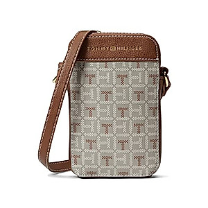 Tommy Hilfiger Andrea II Phone Crossbody Stone/Cognac One Size