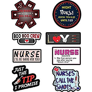 Nurse Stickers - Support Nurses with These Medical Stickers - Show Your Nursing Pride - Cool Stickers for Nurses - Pack of 33