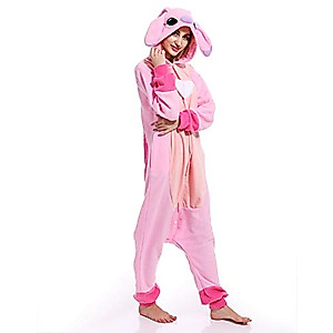 Lazutom Unisex Adult Cosplay Costume Onesie Fancy Dress Costume Hoodies Pajamas Outfit for Christmas Halloween Carnival