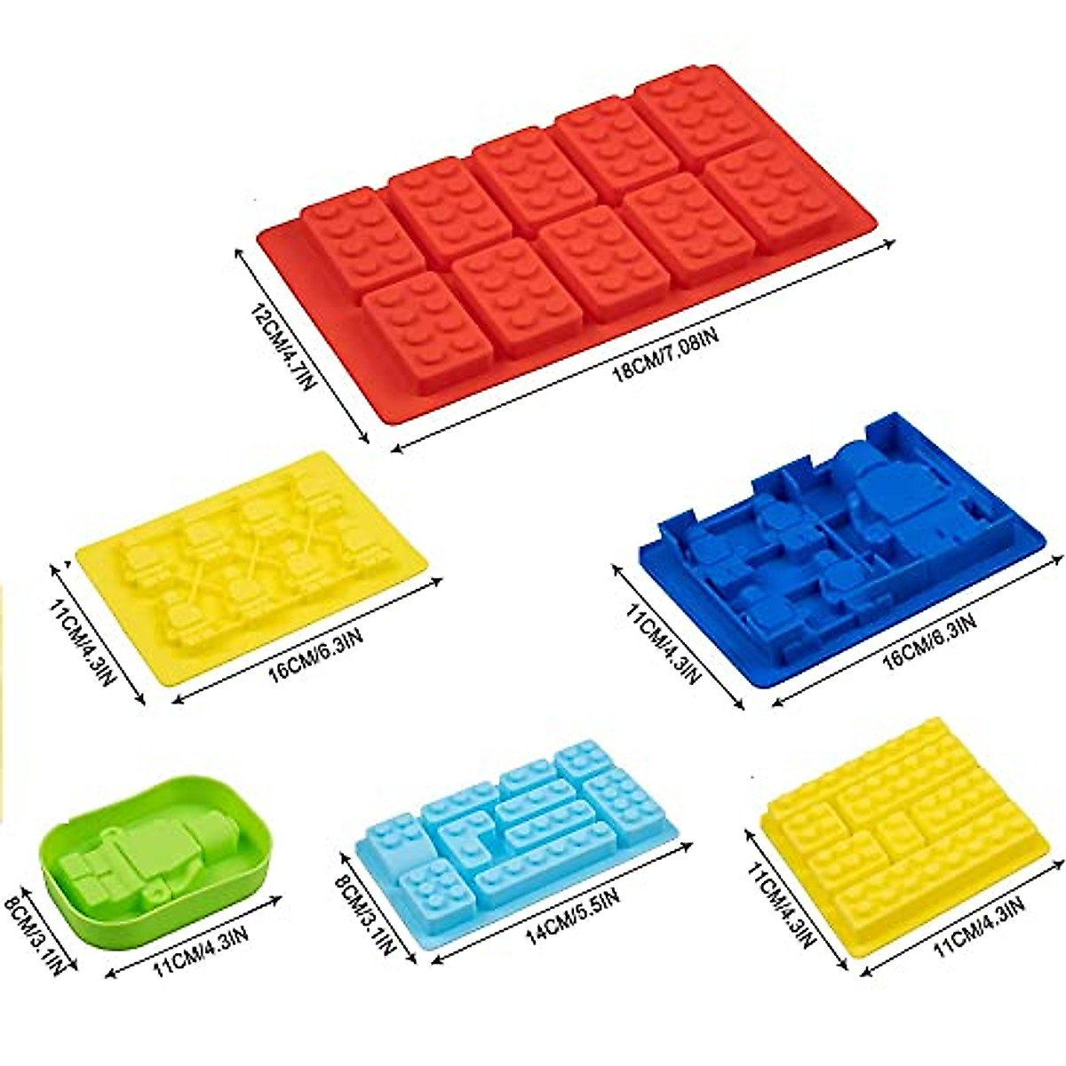 INKU Chocolate brick Candy Silicone Mold (6)