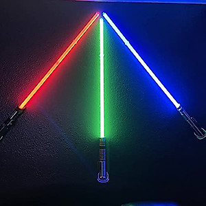 LEKUSHA Clear Lightsaber Wall Mount Display Stand Light Saber Holder Compatible for Any Lightsaber, Pack of 2