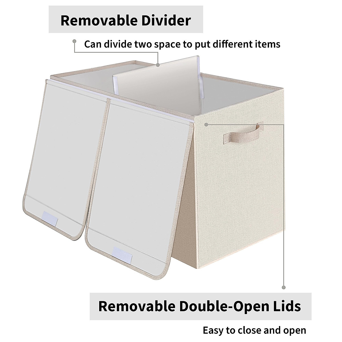 GRANNY SAYS Toy Chest with Lids, Toy Storage Bins, Toy Box for Living Room Area, Stuffed Animal Storage for Nursery Playroom, Toy Chest for Toddlers, Large Toy Box for Boys and Girls, Brown