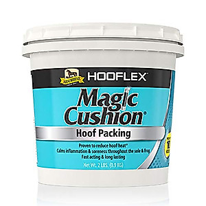 Absorbine Hooflex Magic Cushion, Veterinary Formulated Fast-Acting Relief, Reduce Hoof Heat for up to 24 Hours, 2 lb Tub