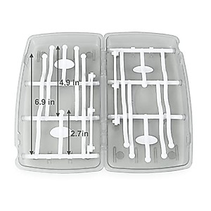 PandaEar Travel Bottle Drying Rack Space Saving| Portable Baby Bottle Dry Rack| Upright Vertical Collapsible Water Bottle Drying Rack| Dryer Rack for Baby Bottles Accessories