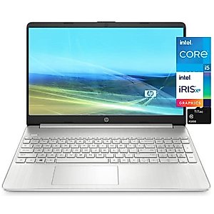 2022 HP 15.6 Inch Full HD 1080P Business Laptop, 11th Gen Intel Quad-Core i5-1135G7, 16GB DDR4 RAM, 512GB PCIe SSD, Intel Iris Xe Graphics, USB-C, HDMI, Wi-Fi, Fingerprint Reader, Win10 S + TiTac Card
