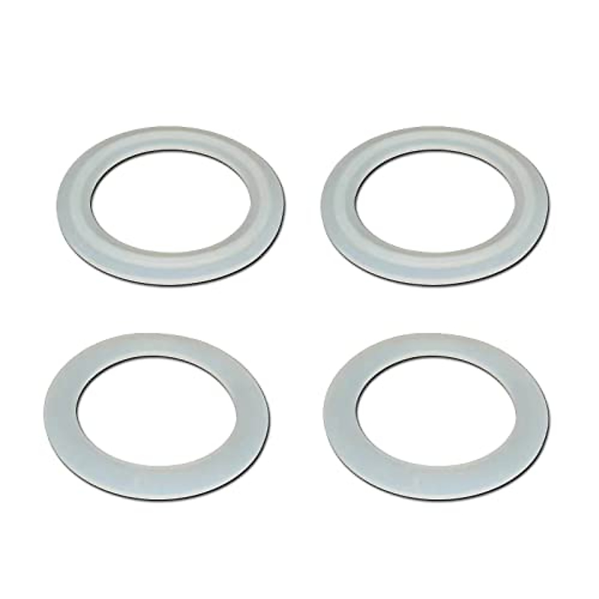 Aretle Replacement Spa Hot Tub Pump Heater Union Gasket/O-Ring 711-4030 and 711-4010 Ribbed Gasket and Flat Gasket Works on Variety of Spas Pools(2 Pairs)