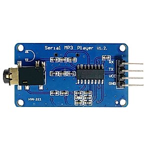 Aideepen YX5300 UART Control Serial MP3 Music Player Module Support MP3 / WAV Micro SD/SDHC Card/AVR/ARM/PIC