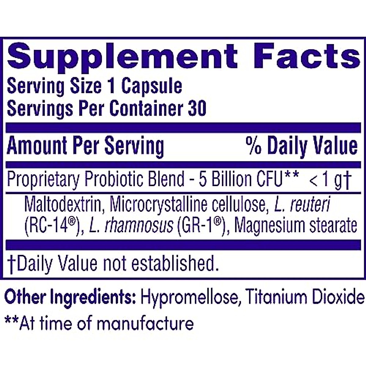 Rephresh Pro-B Probiotic Supplement for Women, 30 Oral Capsules