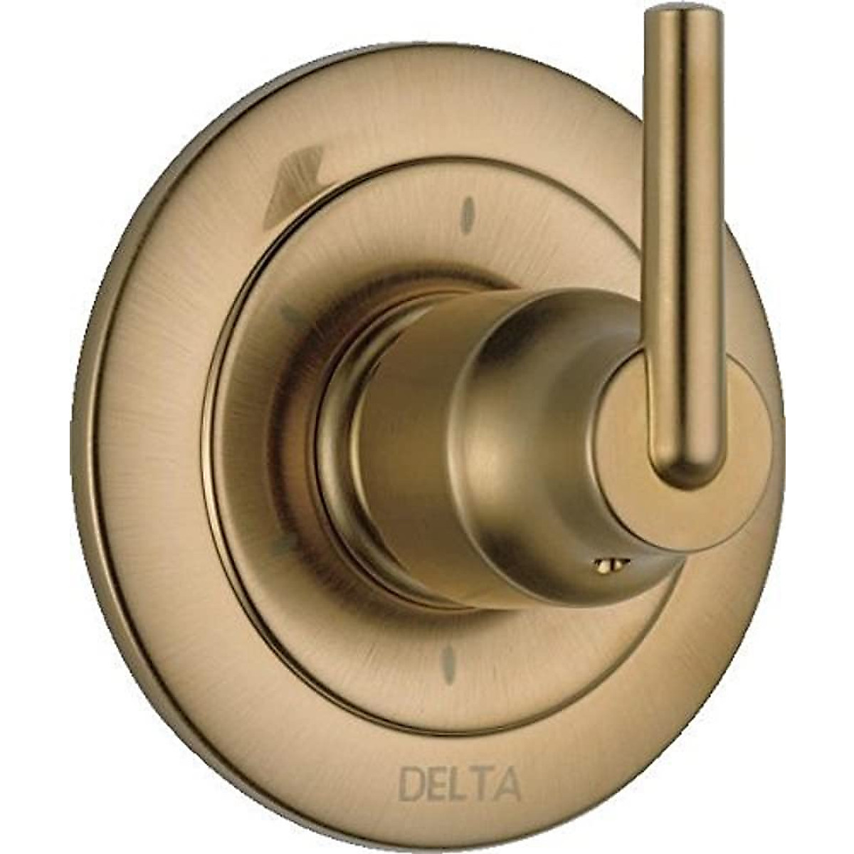 Delta Faucet Trinsic Gold 6-Setting Diverter Trim Kit, Diverter Valve Kit, Gold Shower Diverter, Champagne Bronze T11959-CZ (Valve Not Included)