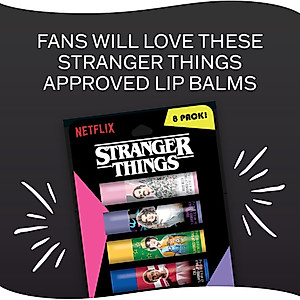 Taste Beauty Stranger Things 8 PC Lip Balm Set