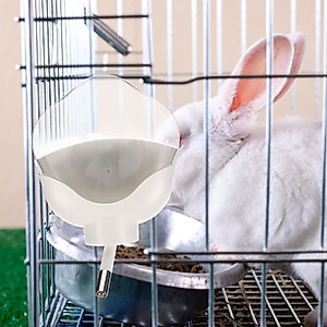 POPETPOP Hamster Water Bottle Puppy Water Dispenser Pet Drinking Bottle Hamster Drinking Holder Puppy Water Feeder Ferret Water Bottle Automatic Pet Feeder The Pet Accessories Hanging White