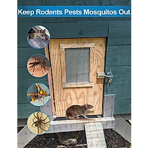 5 Pack Wire Mesh Screen 13.4'' x 9.5'' for Air Vent, 24cm x 34cm, 20 Mesh, 1mm Hole, 304 Stainless Steel Wire Mesh, Easy to Cut