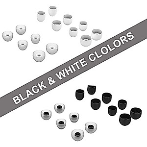 Replacement Ear Tips Compatible with Sony WF-1000XM3 Sony WF-1000XM4 Earbuds Silicone Eartips Replacement 14PCS Eartips Cover(wf1000xm3 White)