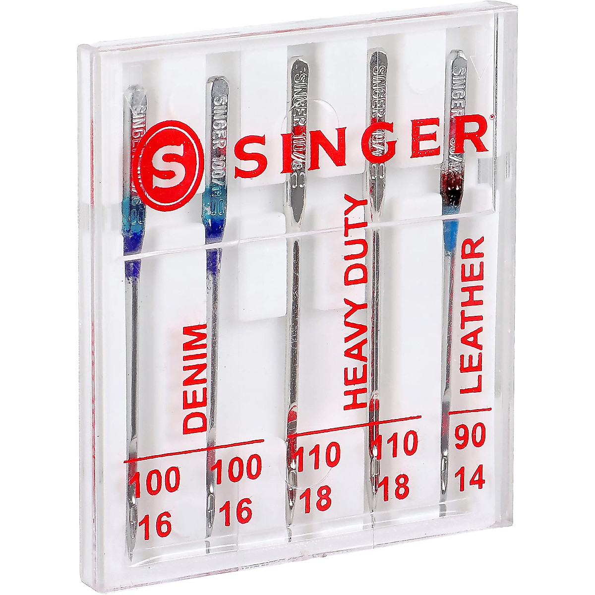 SINGER 04801 Universal Heavy Duty Sewing Machine Needles, 5-Count