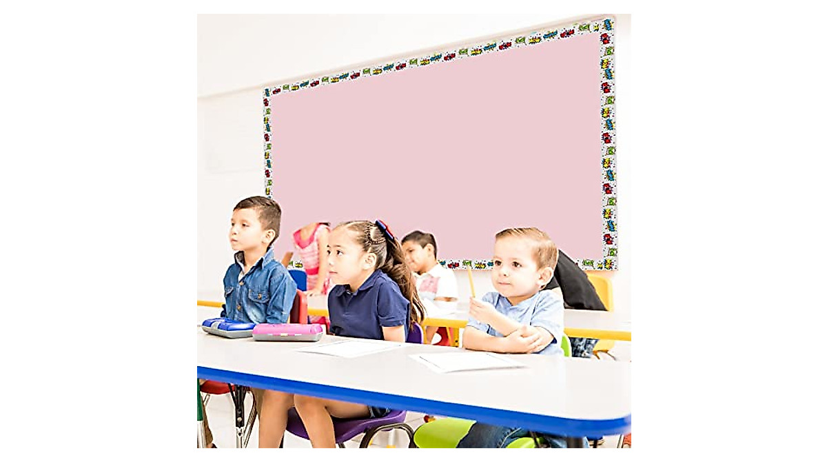 White Bulletin Board Borders - 50ft Classroom Decor